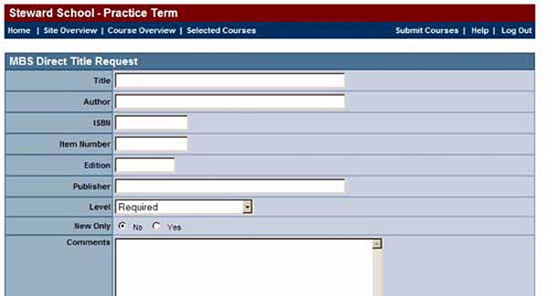MBS Direct Higher Ed Services Guide › Adoption Process › Topics