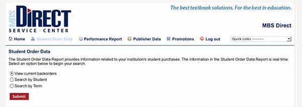 MBS Direct Higher Ed Services Guide › MBS Direct Service Center › Topics